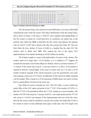 Reverse engineering-microsoft-exfat-file-system 33274 | PDF