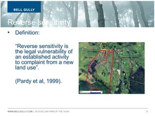 Reverse Sensitivity | PPT