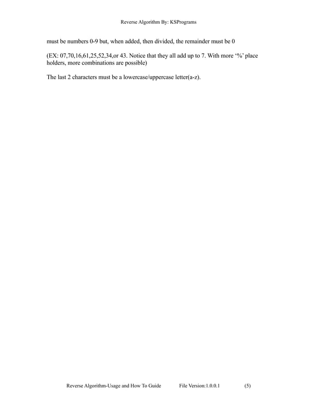Reverse Algorithm Howtoguide Pdf Desktop Publishing Computer