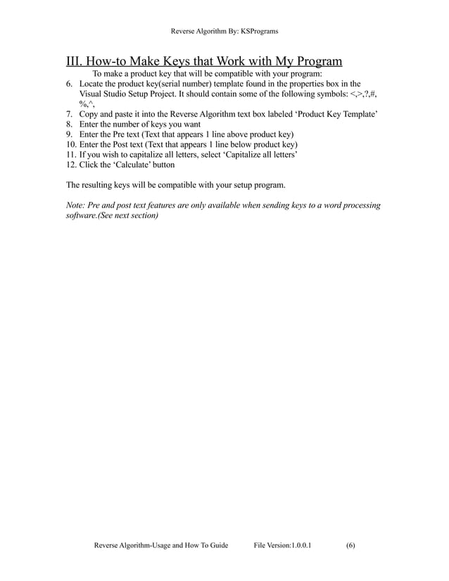 Reverse algorithm how_to_guide | PDF | Desktop Publishing | Computer ...