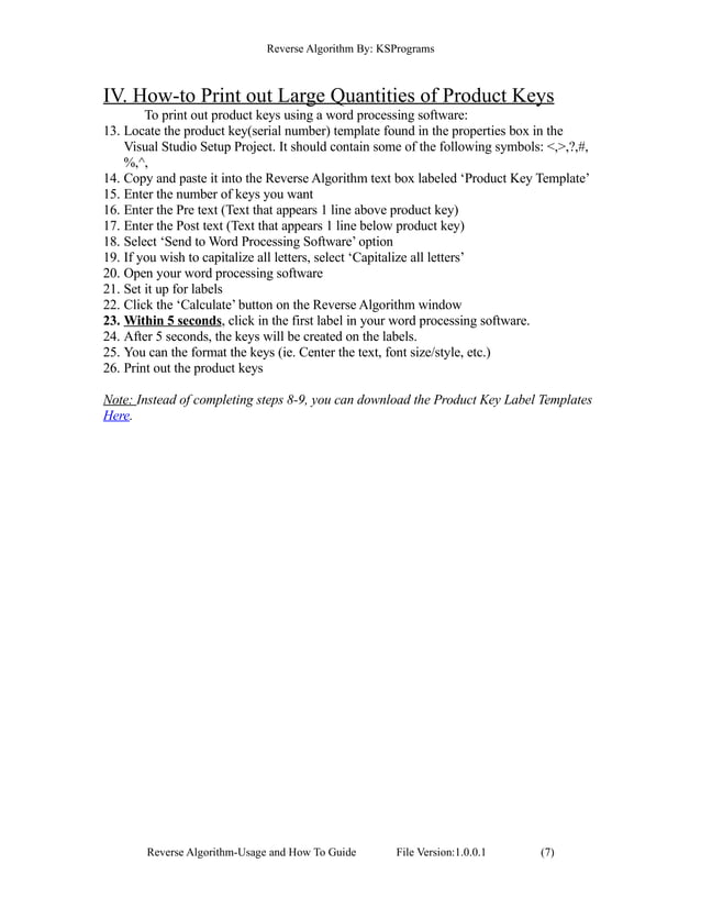 Reverse Algorithm Howtoguide Pdf Desktop Publishing Computer