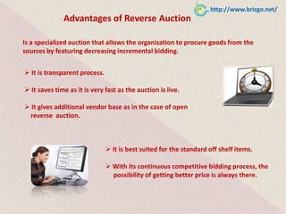 Reverse auction | PPTX