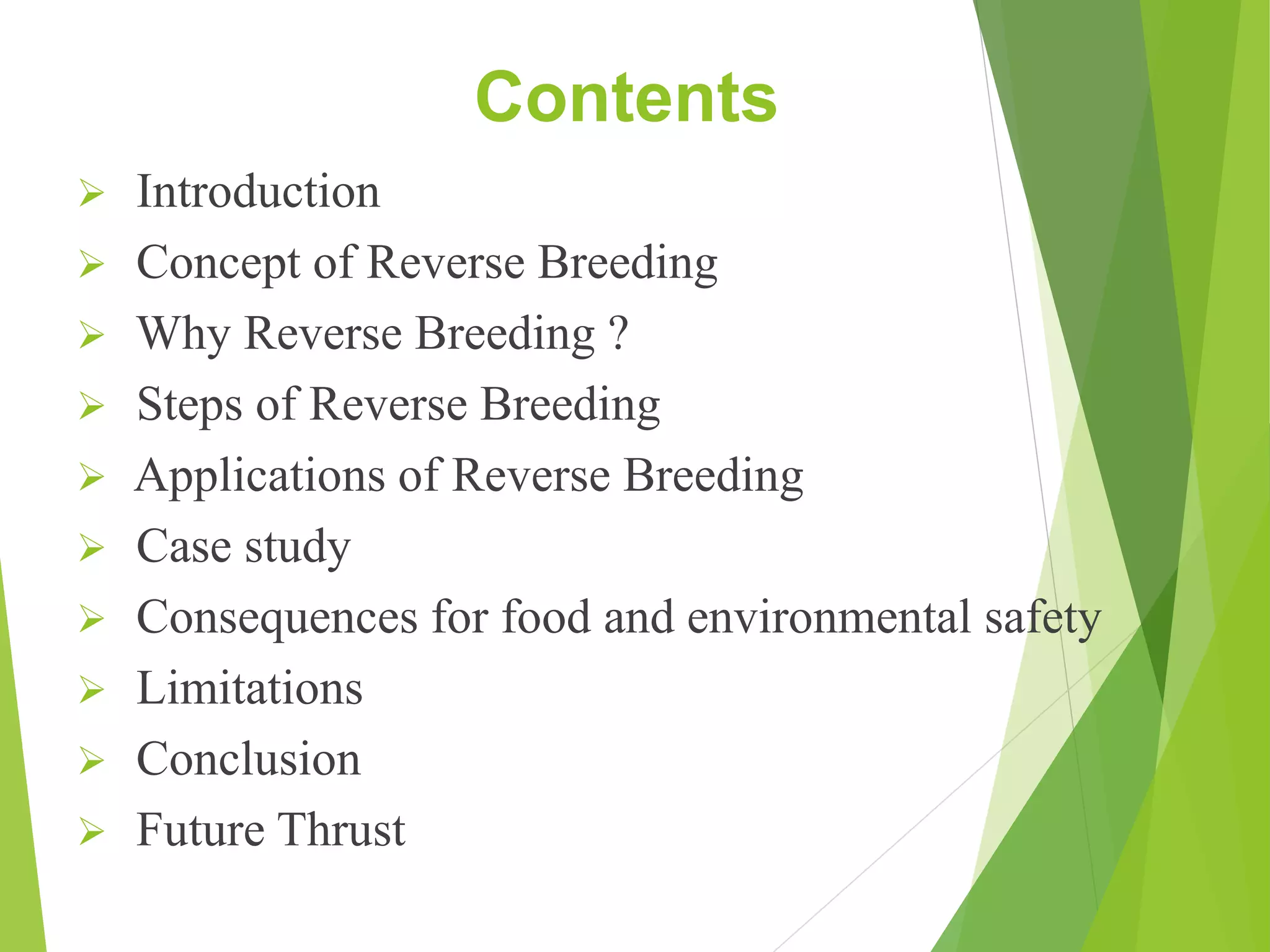 Reverse Breeding: a tool to create homozygous plants from the ...
