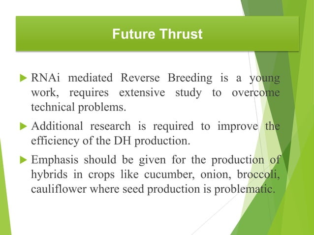 Reverse Breeding: a tool to create homozygous plants from the ...