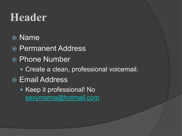 Reverse chrono format resume workshop | PPT