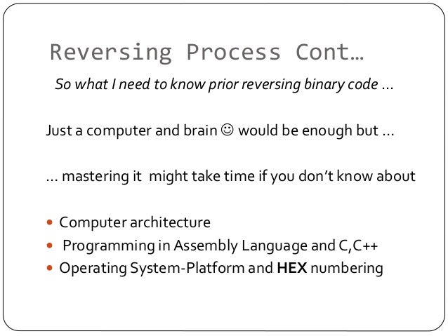 Hacking with Reverse Engineering and Defense against it