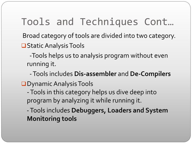 Reverse code engineering | PPT