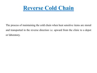 Reverse cold chain | PPTX
