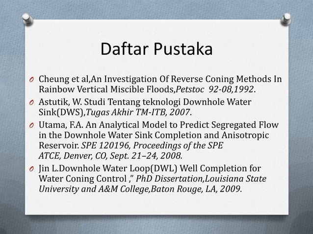 Reverse Coning Methods | PPTX
