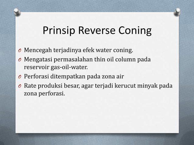 Reverse Coning Methods | PPTX