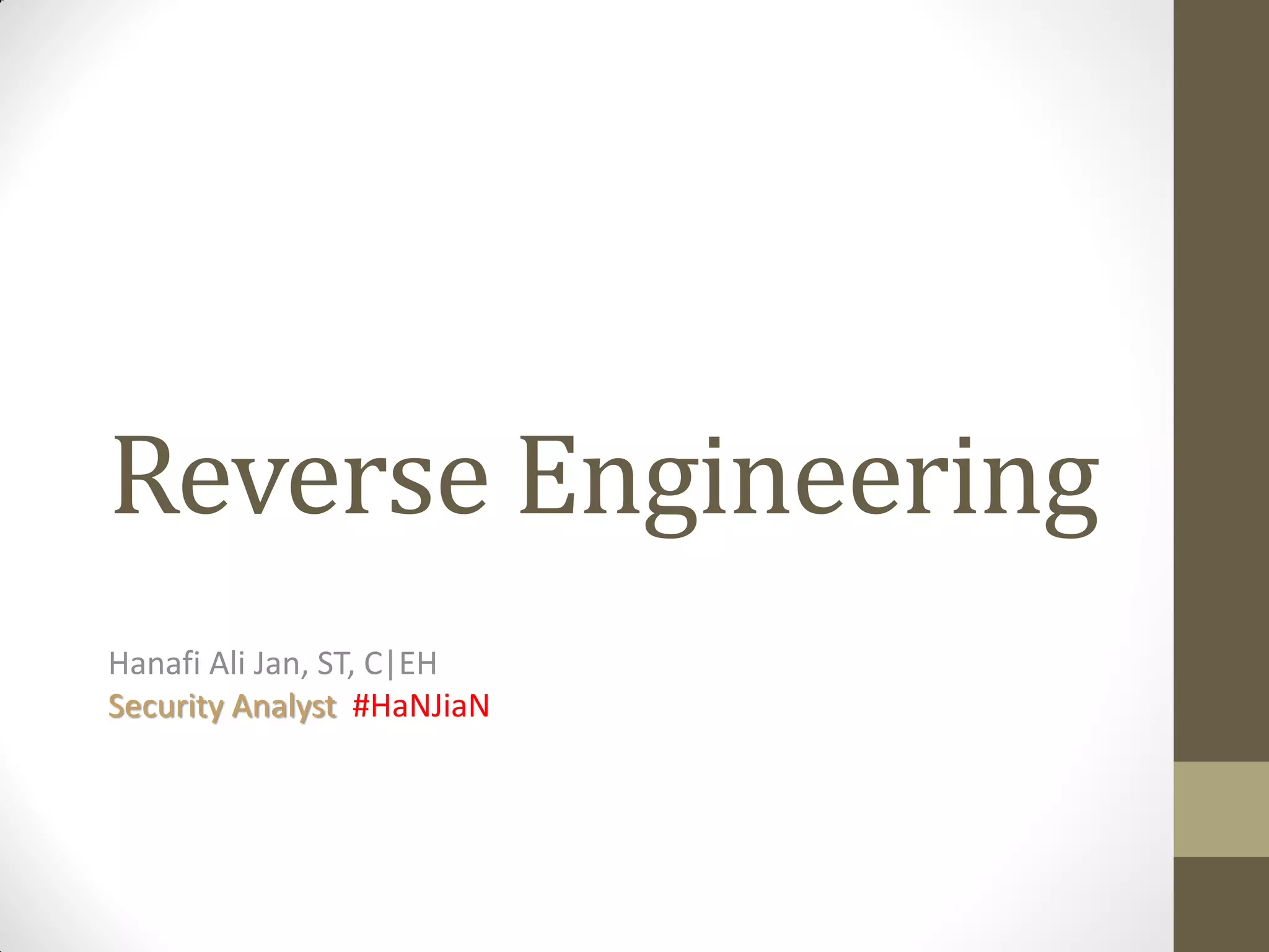Reverse engineering | PPT