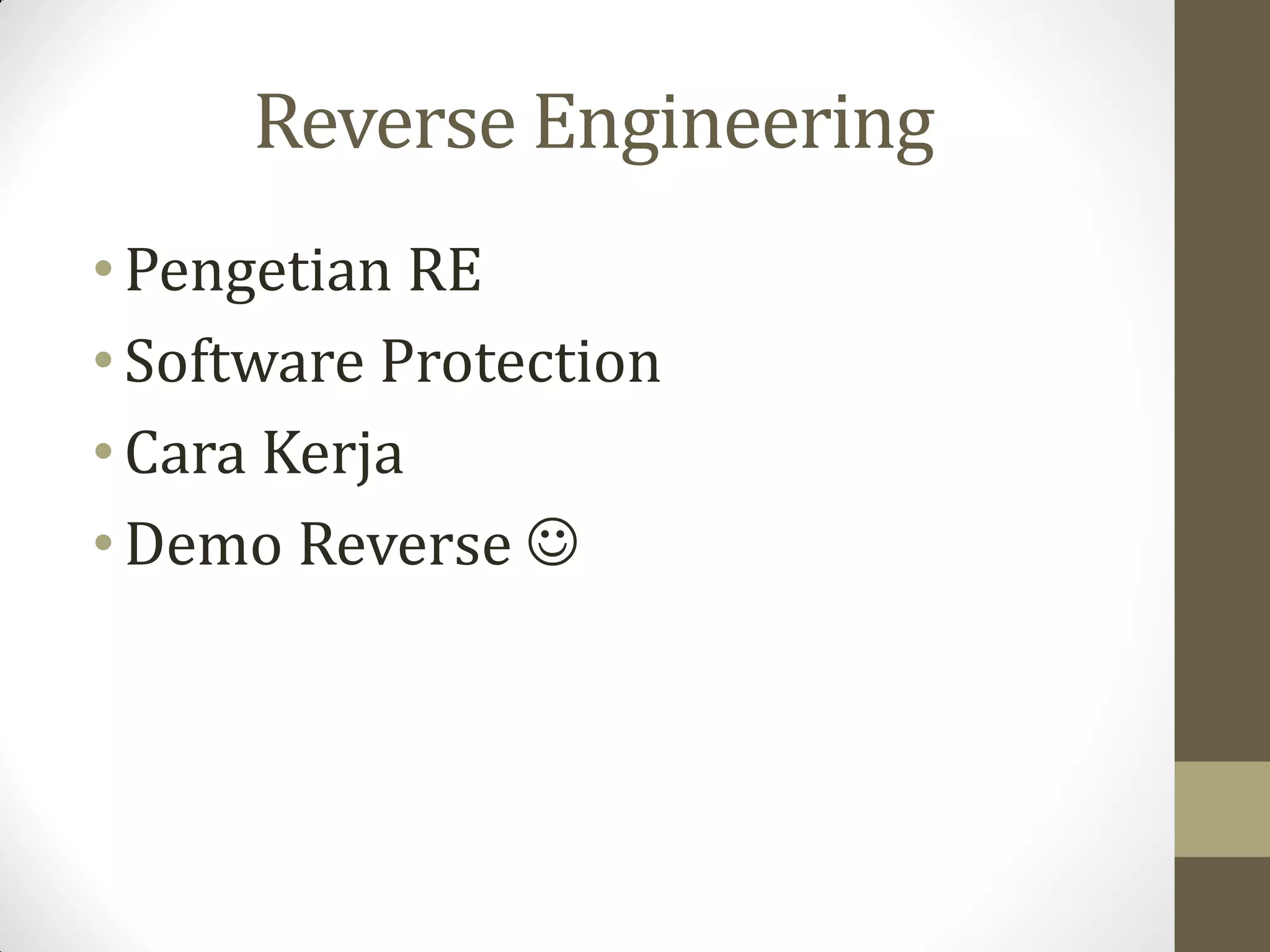 Reverse engineering | PPT