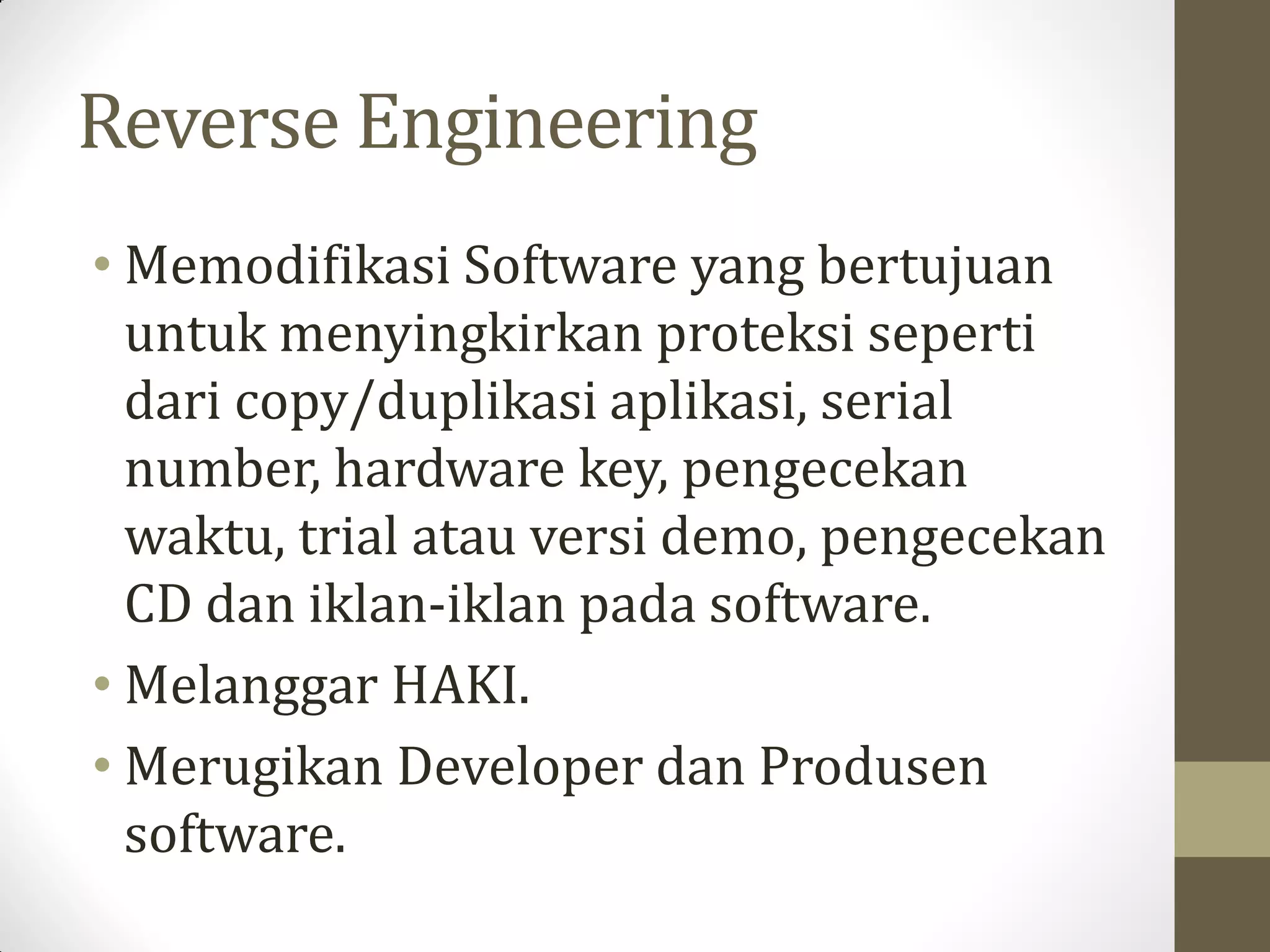 Reverse engineering | PPT