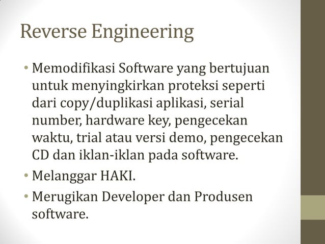 Reverse engineering | PPT