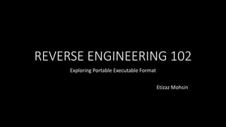 OS Internals and Portable Executable File Format | PPTX
