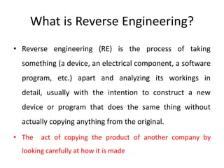 Reverse Engineering | PDF