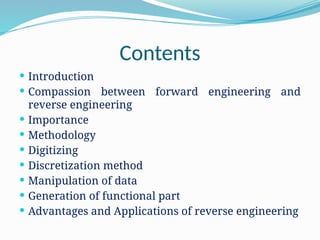 Reverse Engineering for product development.pptx