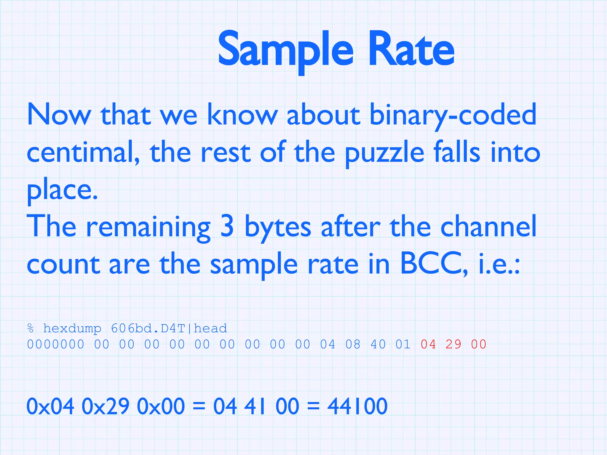 Reverse-Engineering a Proprietary Sound Sample Format | PPT