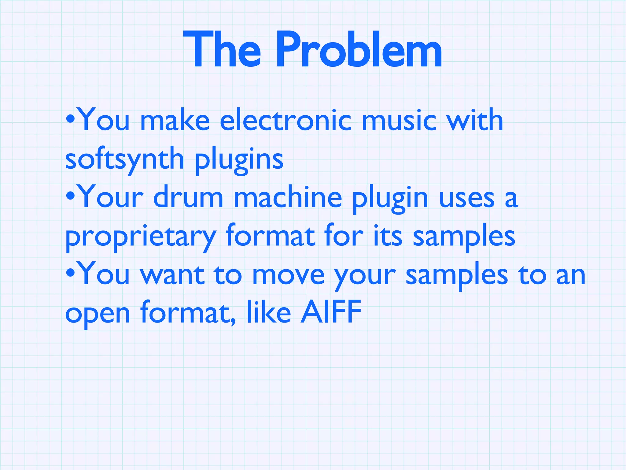 Reverse-Engineering a Proprietary Sound Sample Format | PPT