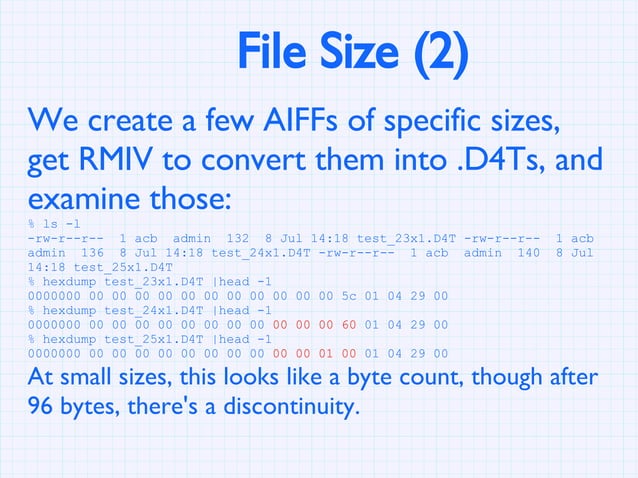 Reverse-Engineering a Proprietary Sound Sample Format | PPT