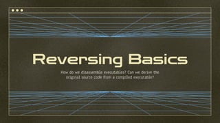 Reverse Engineering 101 | Pdf