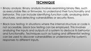 Reverse Engineering for iti students motor mechanic vehicle | PPTX
