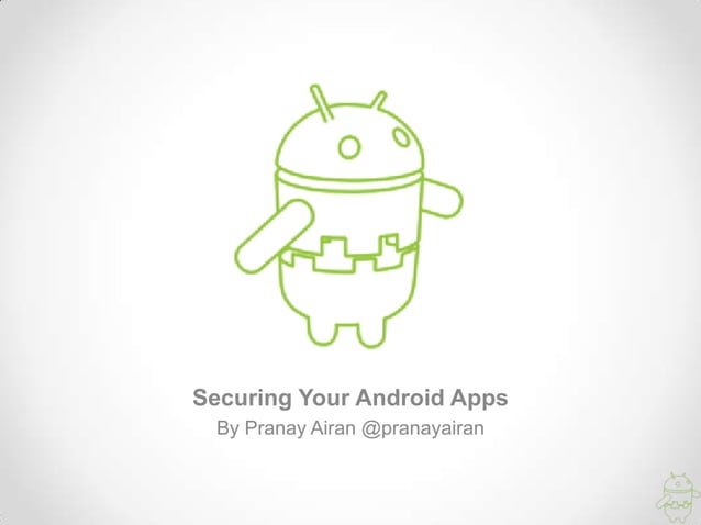 Reverse engineering android apps | PPTX