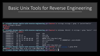 Reverse engineering tools a devops engineers can use | PPT