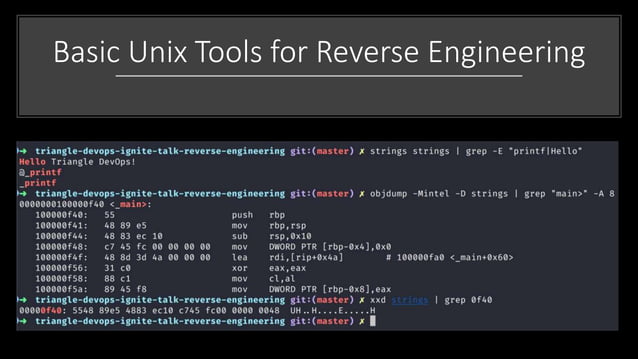 Reverse engineering tools a devops engineers can use | PPT