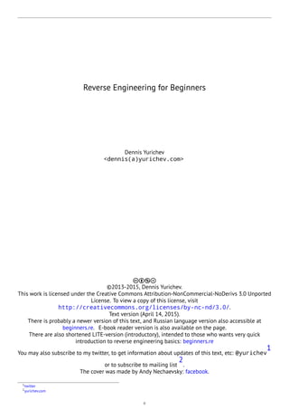 Reverse engineering for_beginners-en | PDF