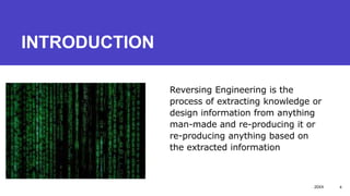 Reverse engineering & immunity debugger | PPT