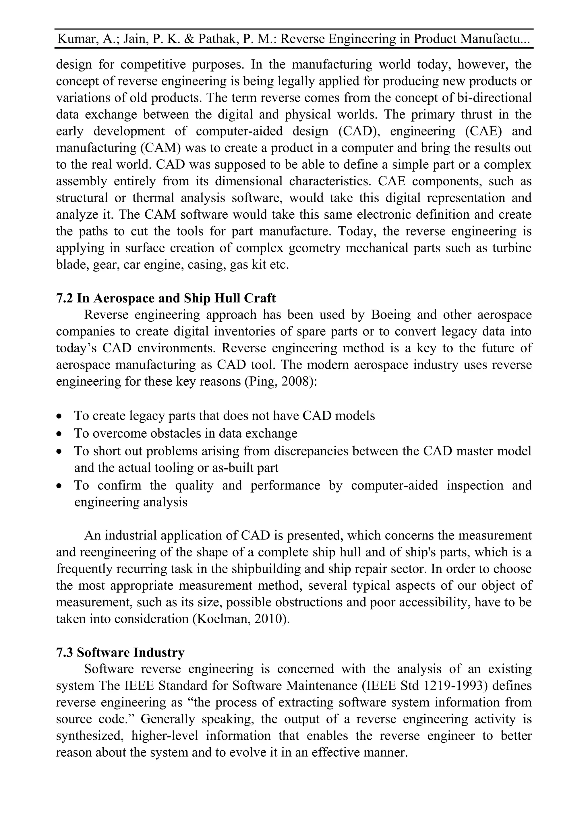 Reverse Engineering in Product Manufacturing.pdf | Graphics Software | Computer Software and ...