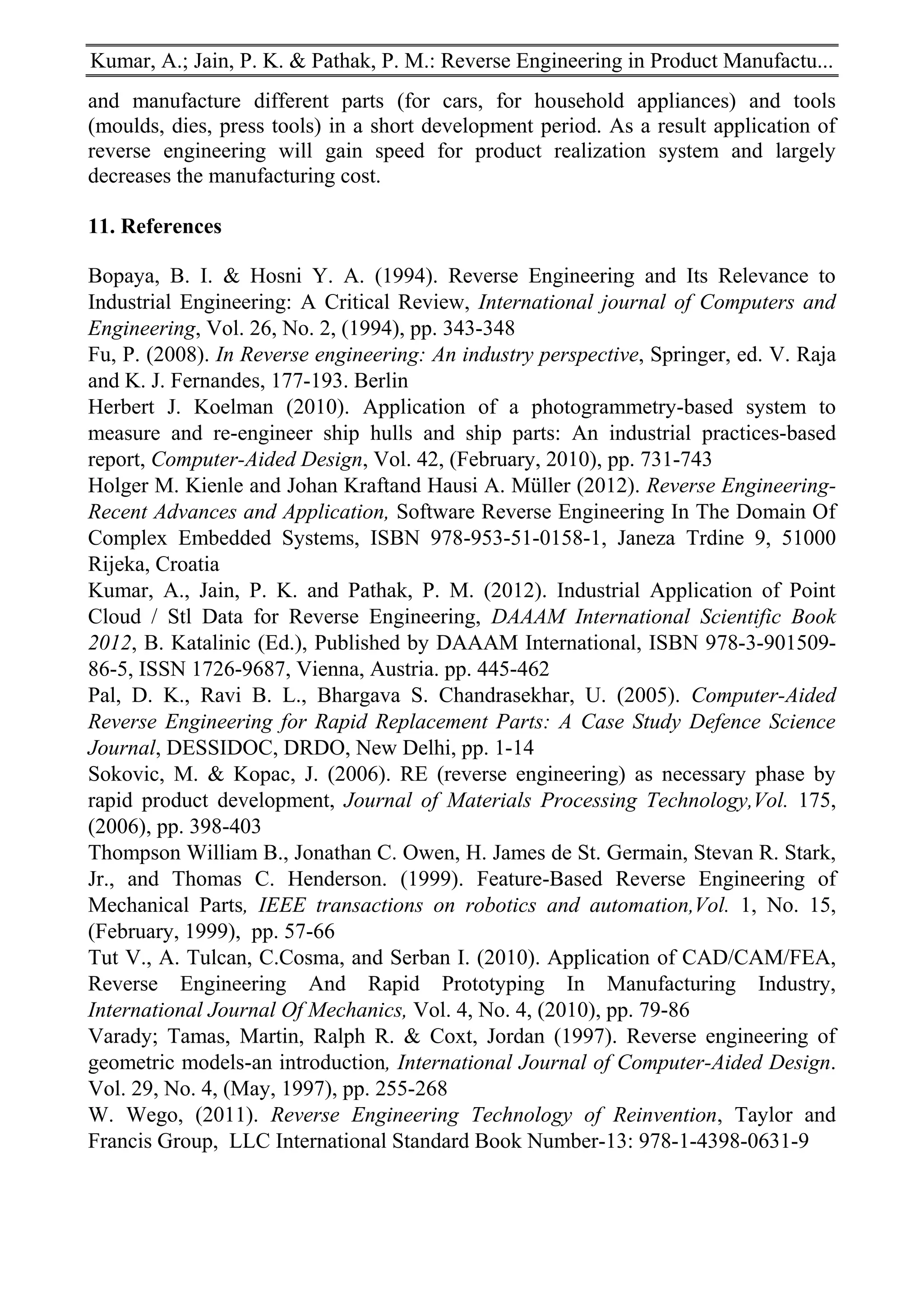 Reverse Engineering in Product Manufacturing.pdf | Graphics Software | Computer Software and ...