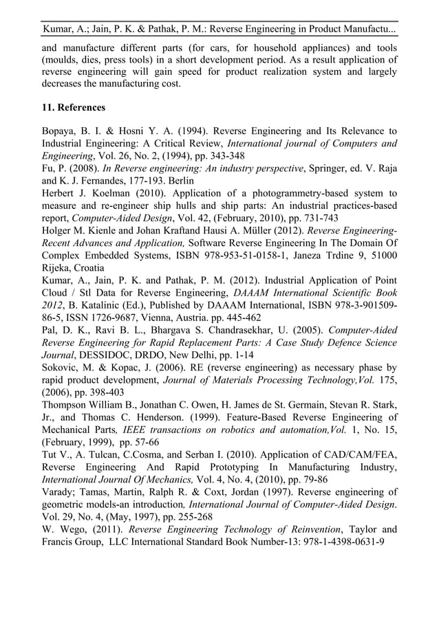 Reverse Engineering in Product Manufacturing.pdf | Graphics Software | Computer Software and ...