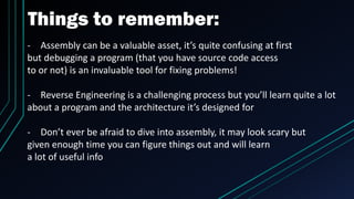 Reverse Engineering Presentation.pdf | Programming Languages | Computing