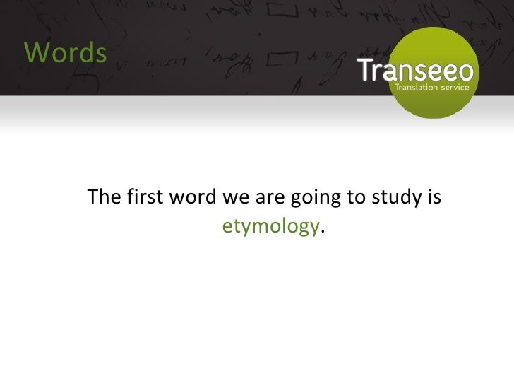 Reverse Etymology reverse-etymology