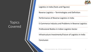Reverse logistics performance in Indian E-commerce industry | PPTX