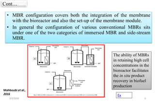 Reverse membrane bioreactor seminar ppt | PPTX | Biotech and Biomedical ...