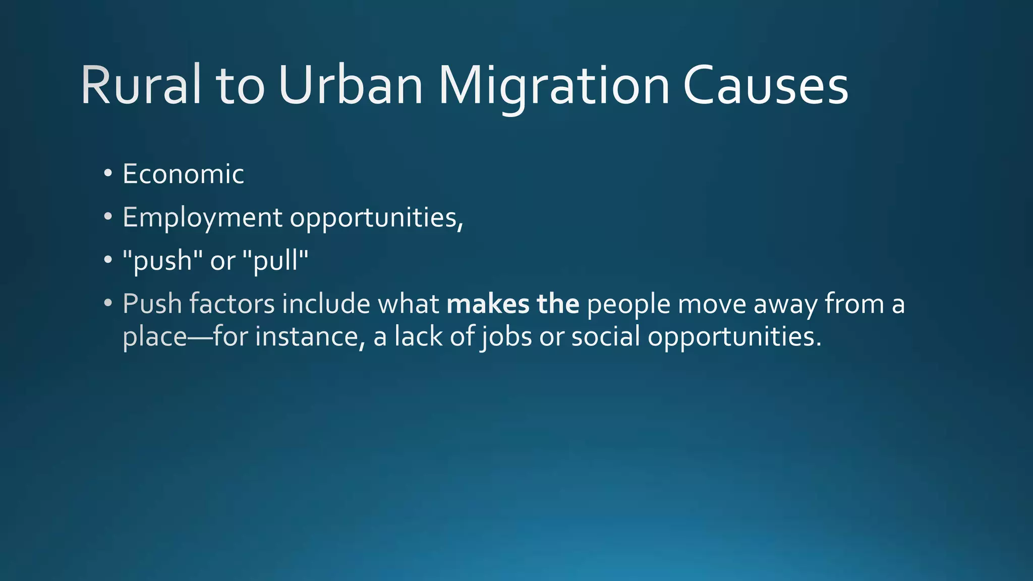 Reverse migration | PPTX