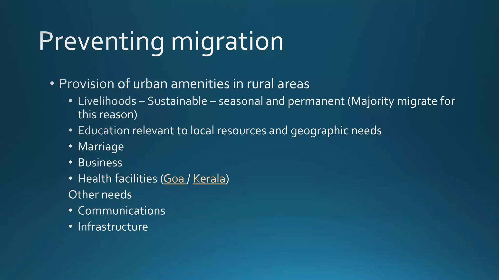 Reverse migration | PPTX