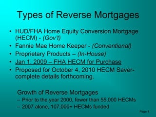 Reverse mortgage | PDF