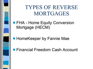 Reverse Mortgage | PPT