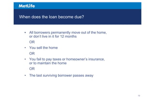 Reverse Mortgage Powerpoint | PDF