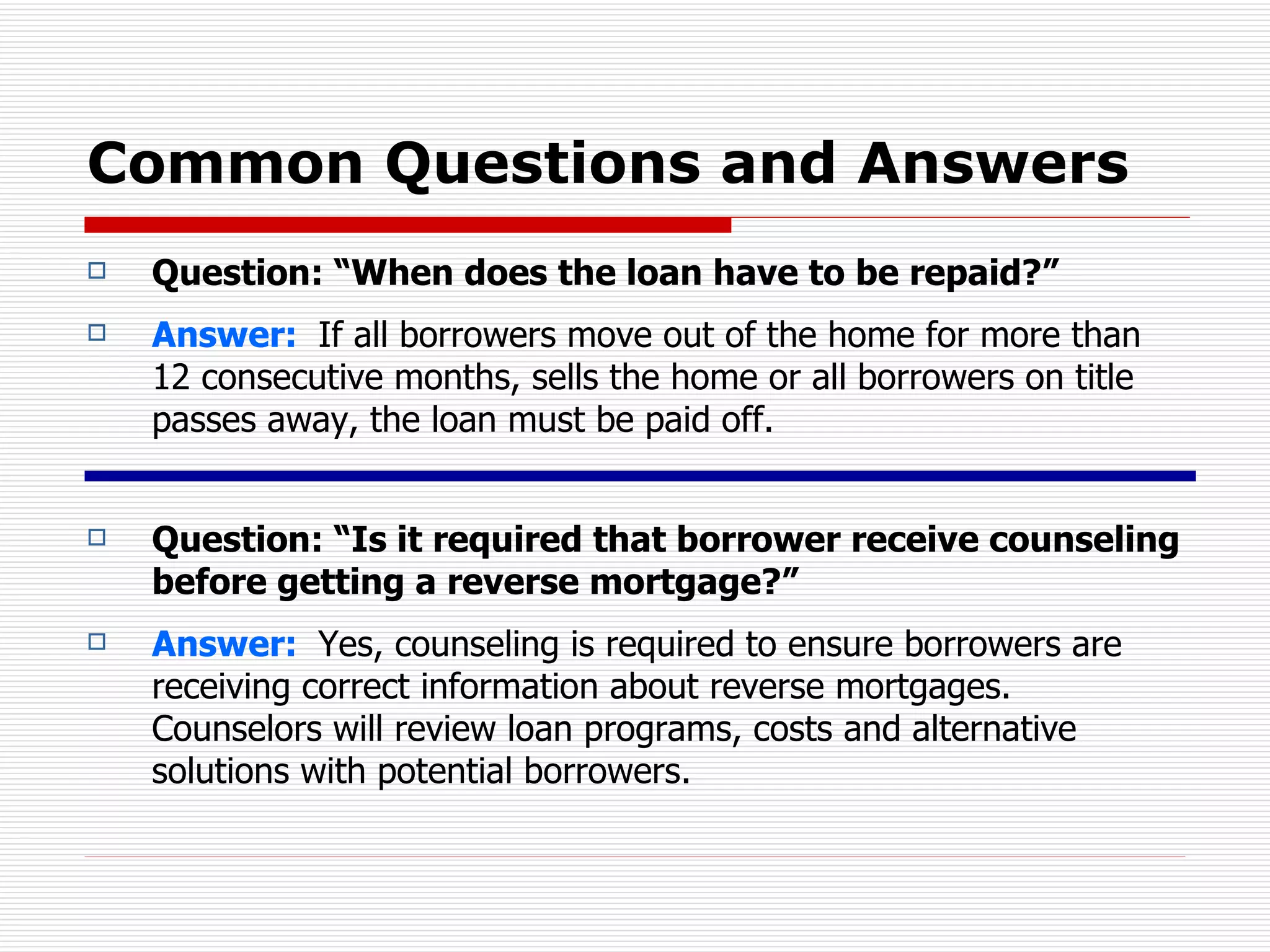 Reverse mortgages explained | PPT