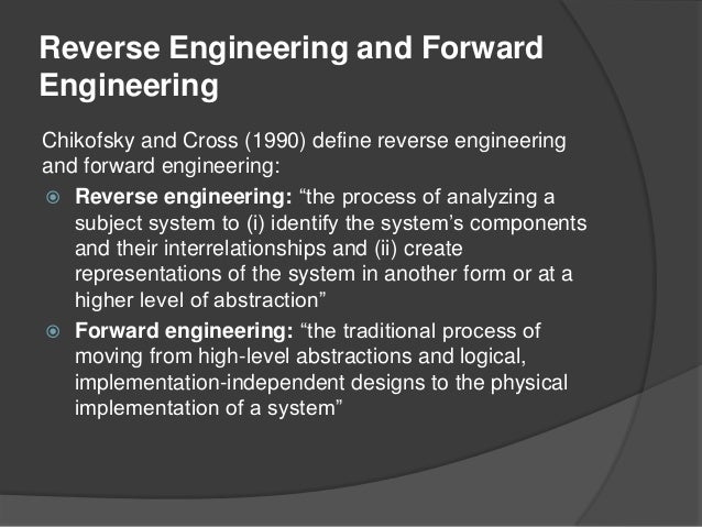 Revers engineering