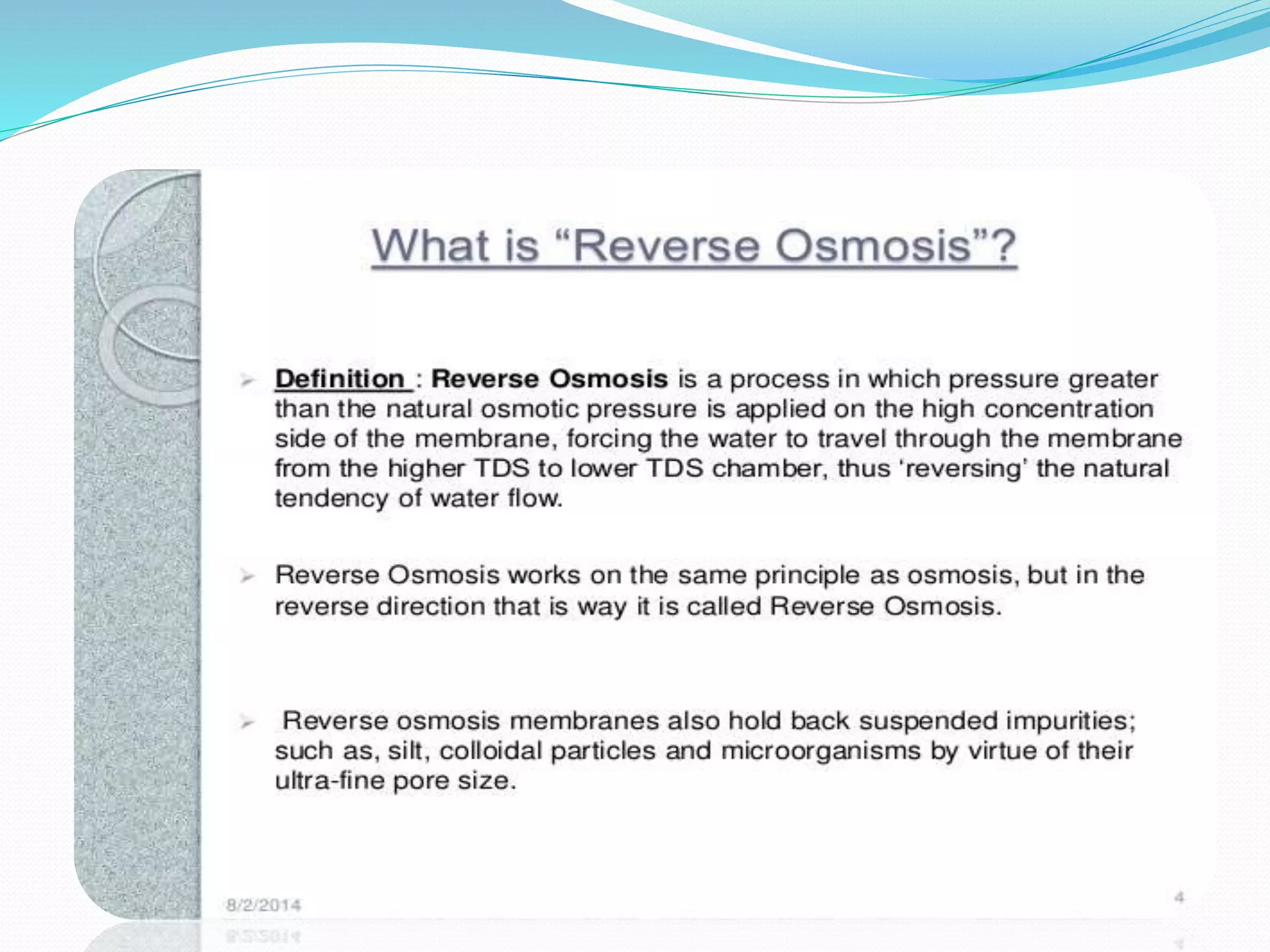 Reverse osmosis | PPTX