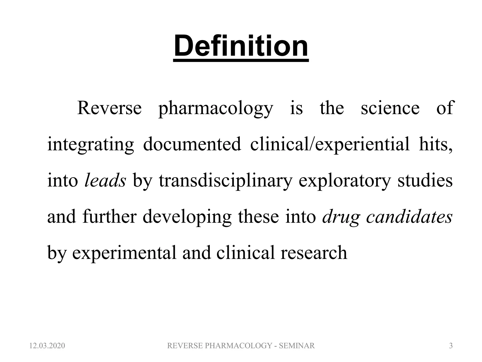REVERSE PHARMACOLOGY.pptx