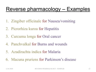 REVERSE PHARMACOLOGY.pptx