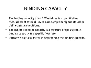 Reverse phase chromatography | PPTX