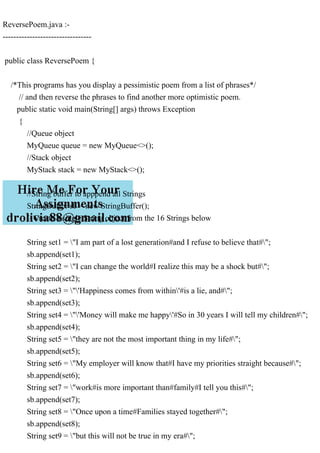 ReversePoem.java ---------------------------------- public cl.pdf ...